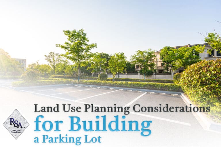 Land Use Planning Considerations for Building a Parking Lot - Richard ...